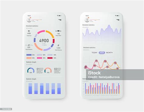 통계 그래프와 금융 차트 현대 모바일 인포 그래픽 벡터 템플릿입니다 어떤 목적을 위한 훌륭한 디자인 성장 그래프 무역 재무 다이어그램 간단한 인포 그래픽 디자인 레이아웃