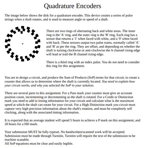Quadrature Encoders The Image Below Shows The Disk