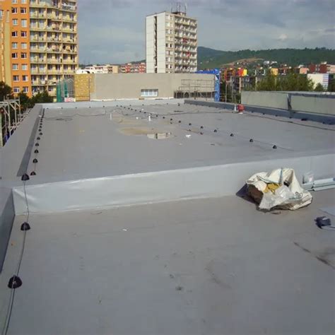 Roof Construction Materials Flat Roof Pvc Waterproofing Building