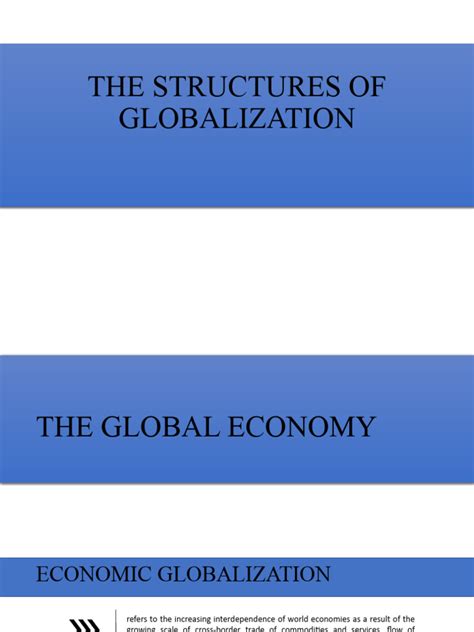 The Structures Of Globalization Pdf Monetary Policy Euro