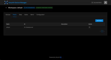 Web Interface Zerynth Documentation