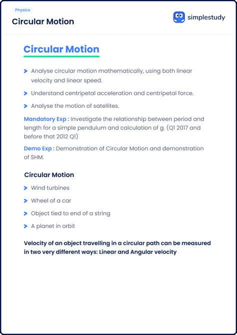 Leaving Cert Physics Study Notes Exam Papers SimpleStudy