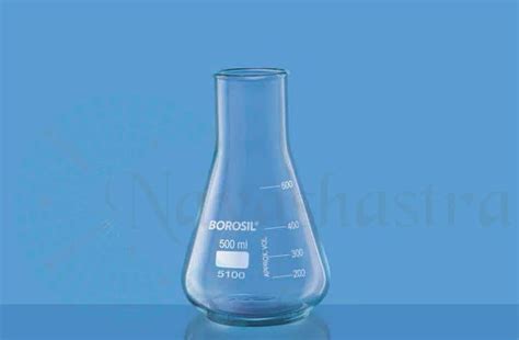 Borosilicate Glass Borosil Erlenmeyer Conical Flask Wide Mouth 250 Ml At ₹ 148 Piece In Hyderabad