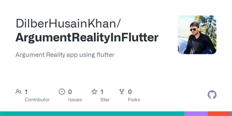 GitHub DilberHusainKhan ArgumentRealityInFlutter Argument Reality App Using Flutter