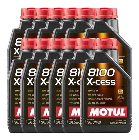 Kit 12x Motul 8100 X-cess 5w30 | Frete grátis