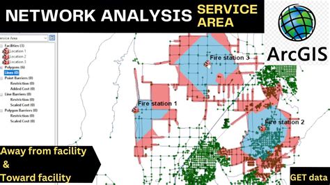 Service Area Analysis Network Analysis Arcgis Youtube