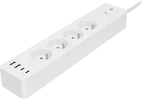 N WIFIP313EWT Switchable WLAN Socket Strip 4 Way 4x USB At Reichelt Elektronik