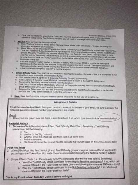 advanced statistics psyc 323 spss homework 83