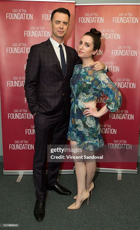 Actors Colin Hanks And Zoe Lister Jones Attend Sag Aftra Foundation