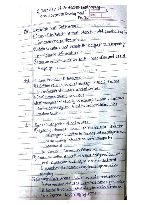 Software Engineering Notes Unit Pdf