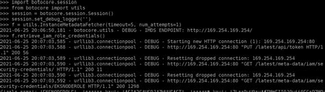 Odd Behavior When Setting `awsmetadataservicetimeout` · Issue 2421 · Botobotocore · Github
