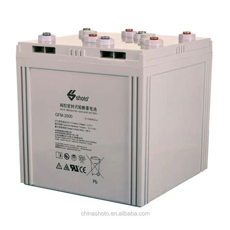 Shoto GFM - 2000 VRLA Maintenance - free Sealed Lead - acid AGM Battery ...