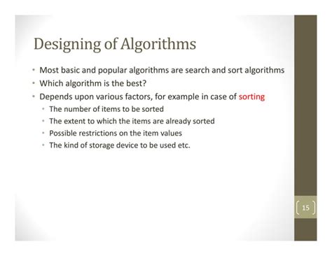 Introduction To Analysis Of Algorithm In Computer Science Pdf