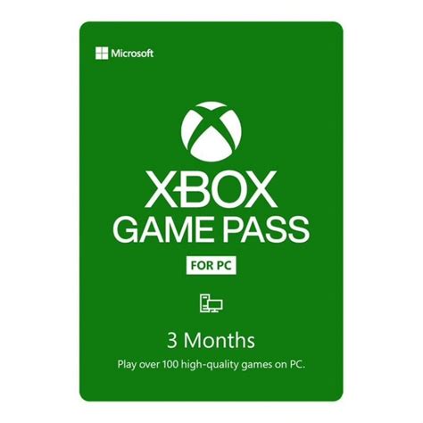 Microsoft Xbox Game Pass Pc 3 Meses Pccomponentespt