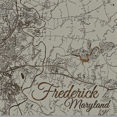Old Map Of Frederick Md Frederick County Maps Catoctin Furnace