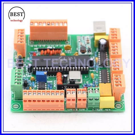 4 axis usb cnc controller cnc usb interfész kártya usb cnc 2 1 mk1 mach3 frissítés vezérlőtábla