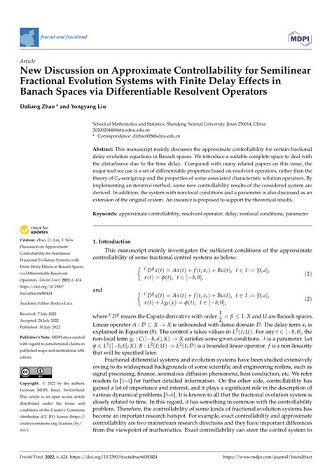 Pdf New Discussion On Approximate Controllability For Semilinear