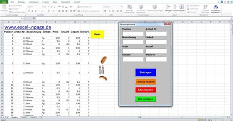 Entwicklung Von Programmen In Excel Excel Vba Programmierung Lager
