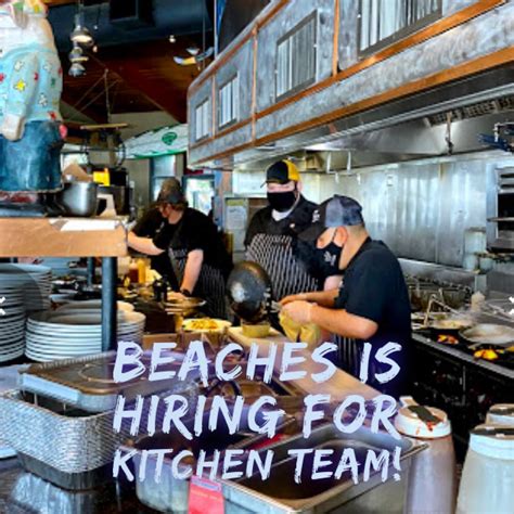 Join A Great Crew At The Beaches Restaurant And Bar