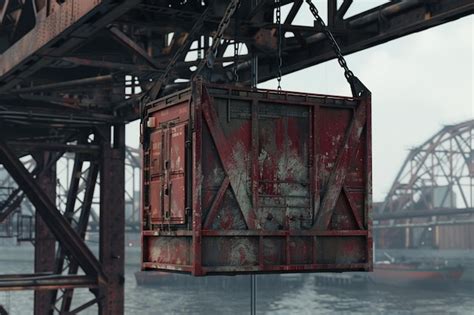 A Container With The Word Quot Rust Quot On It Premium Ai Generated Image