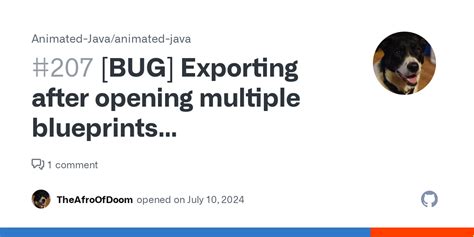 Bug Exporting After Opening Multiple Blueprints Simultaneously Fails