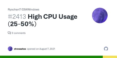 High CPU Usage Issue Ryochan DS Windows GitHub