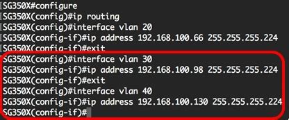 Configure VLAN Interface IPv Address On An Sx Or SG X Switch