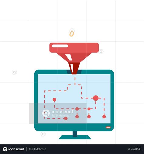 Data Filtering Animated Icon Free Download Network And Communication
