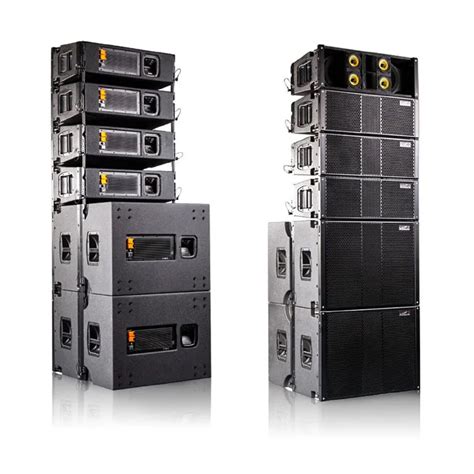 Admark Double 10 Inch Active Line Array Professional Speakers