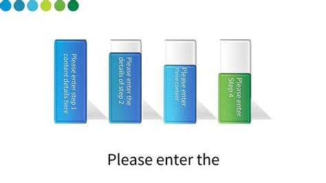creating a bar chart using various shades of blue and green