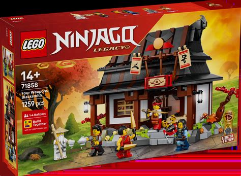 Lego Ninjago Reveals 71858 Four Weapons Blacksmith Anniversary Set