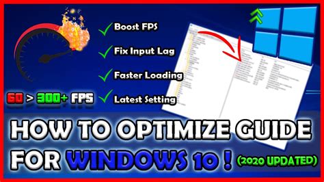 🔧 How To Optimize Windows 10 For Gaming And Performance In 2020 Most Recent Settings Youtube