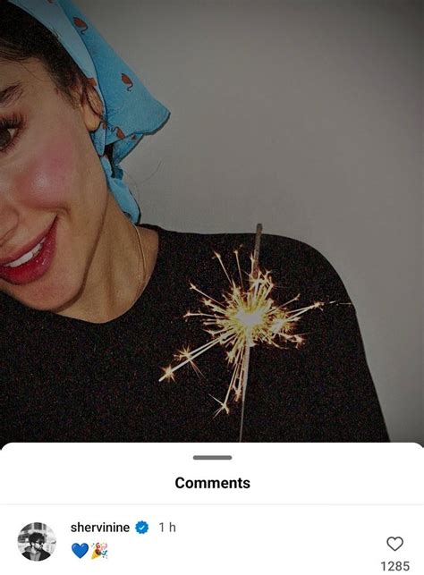 کامنت تبریک احمد خمینی زیر پست ترلان پروانه عکس