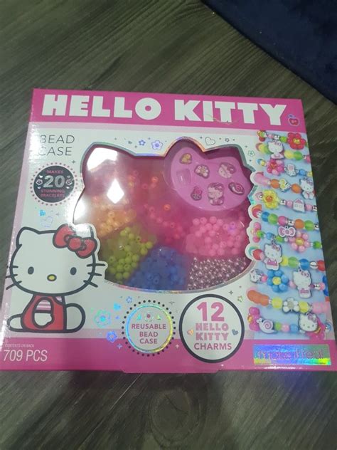 Hello Kitty Beads Set Hobbies And Toys Stationery And Craft Handmade