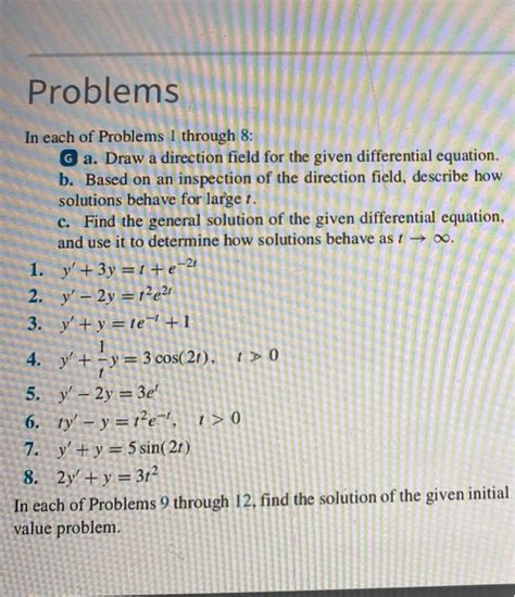 solved problems in each of problems 1 through 8 g a draw a