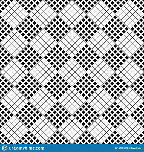 Seamless Geometrical Diagonal Square Pattern Background Design Stock Vector Illustration Of
