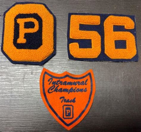 Vintage 1950s Varsity Letter Patches Track Champions 56 Op 4554795854