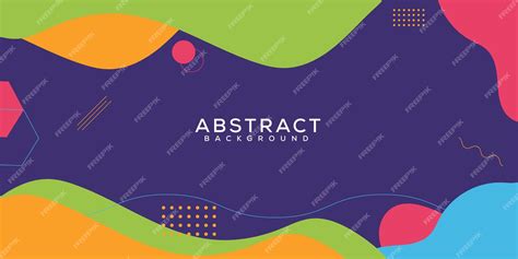 Premium Vector Abstract Background With Colorful Shapes