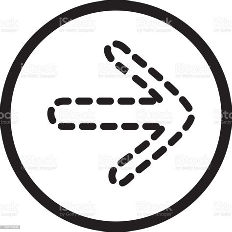 Arrow Vector Sign In Circle Stock Illustration Download Image Now