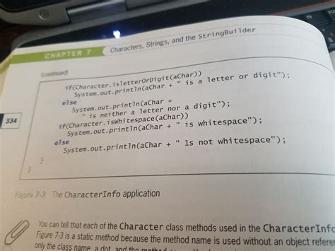 modify the characterinfo class shown in figure 7 3 so that the tested