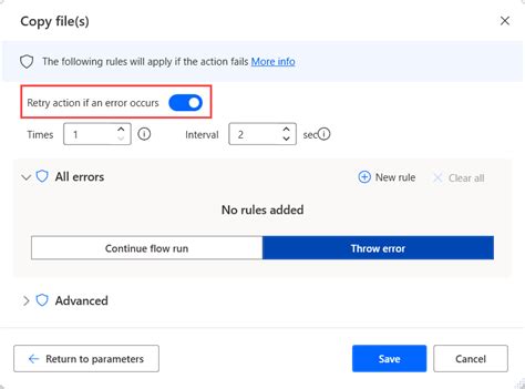 处理桌面流中的错误 Power Automate Microsoft Learn