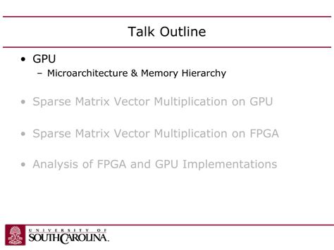 ppt fpga vs gpu for sparse matrix vector multiply powerpoint