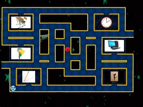 classroom objects maze chase