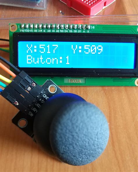 arduino joystick and i2c lcd kullanımı