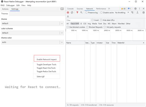 Unable To Enable Network Debugging Unable To Debug Api · Issue 784