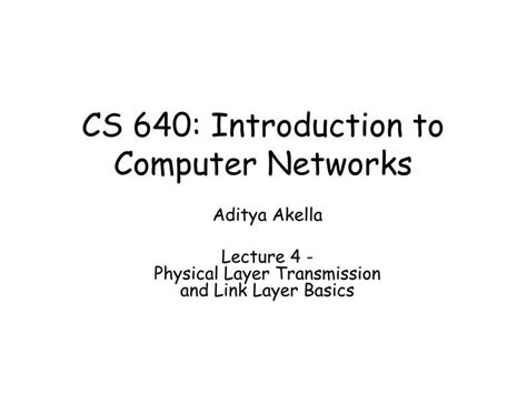 ppt cs 640 introduction to computer networks powerpoint presentation