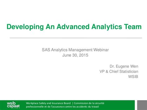 How To Develop An Advanced Analytics Team