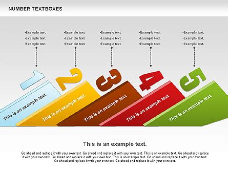 Text Boxes With Numbers For Presentations In PowerPoint And Keynote PPT Star