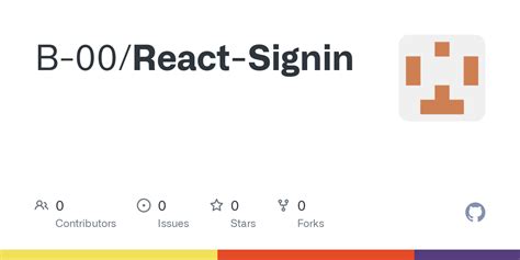 Github B 00 React Signin