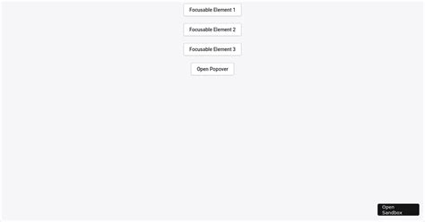 Polaris Double Popover Escape Codesandbox